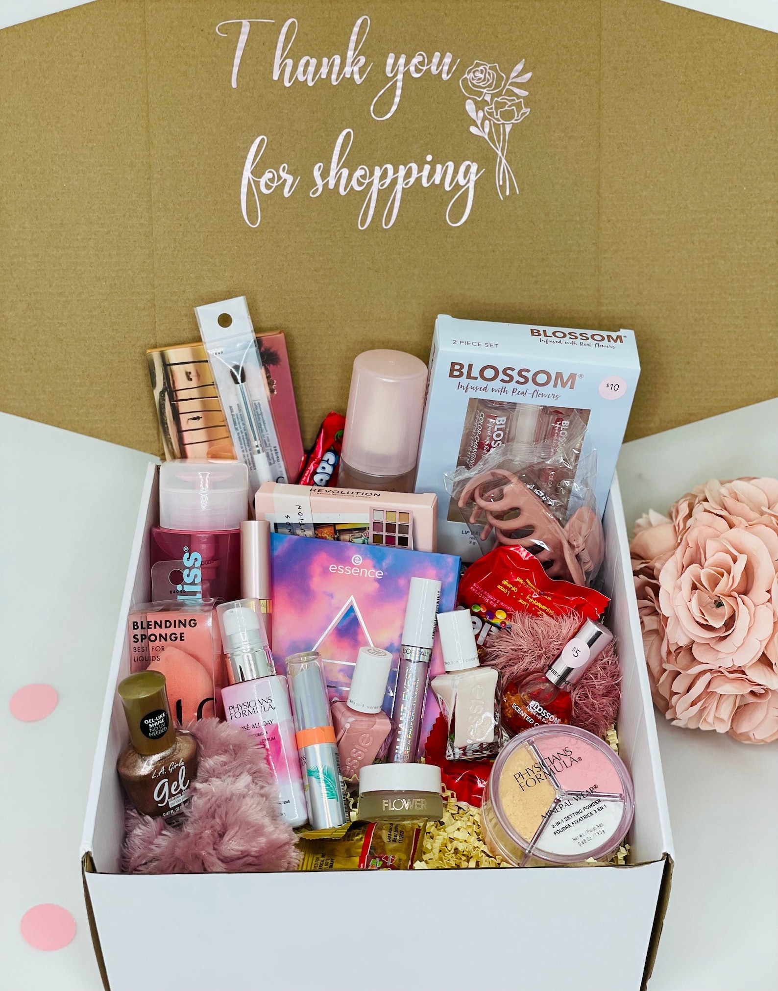 Pink Blossom Mystery Beauty Box Pink Beauty Box for Teen and - Etsy
