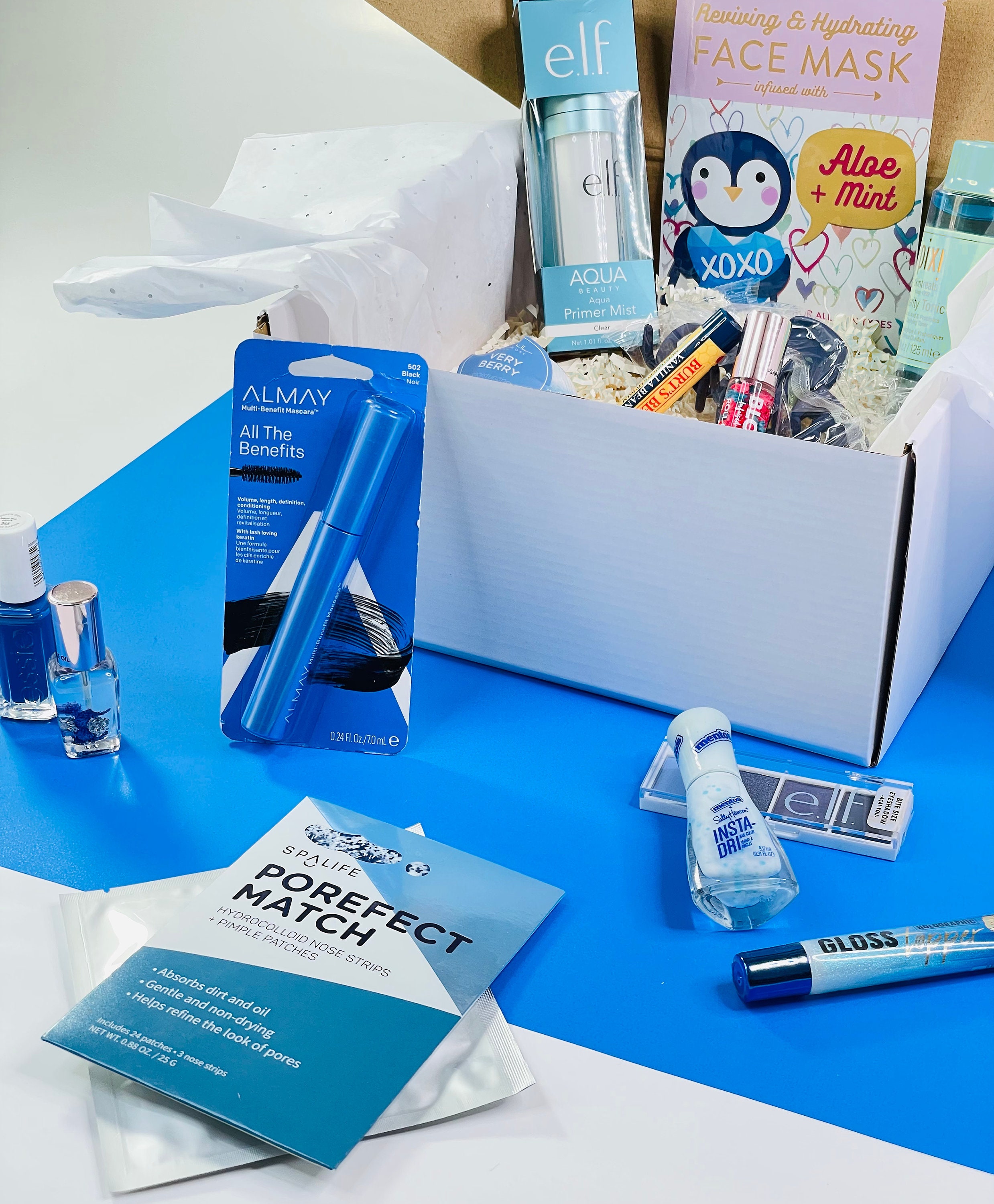 Blue Majestic Mystery Beauty Box, Blue Beauty Gift Box for Teens, Blue ...