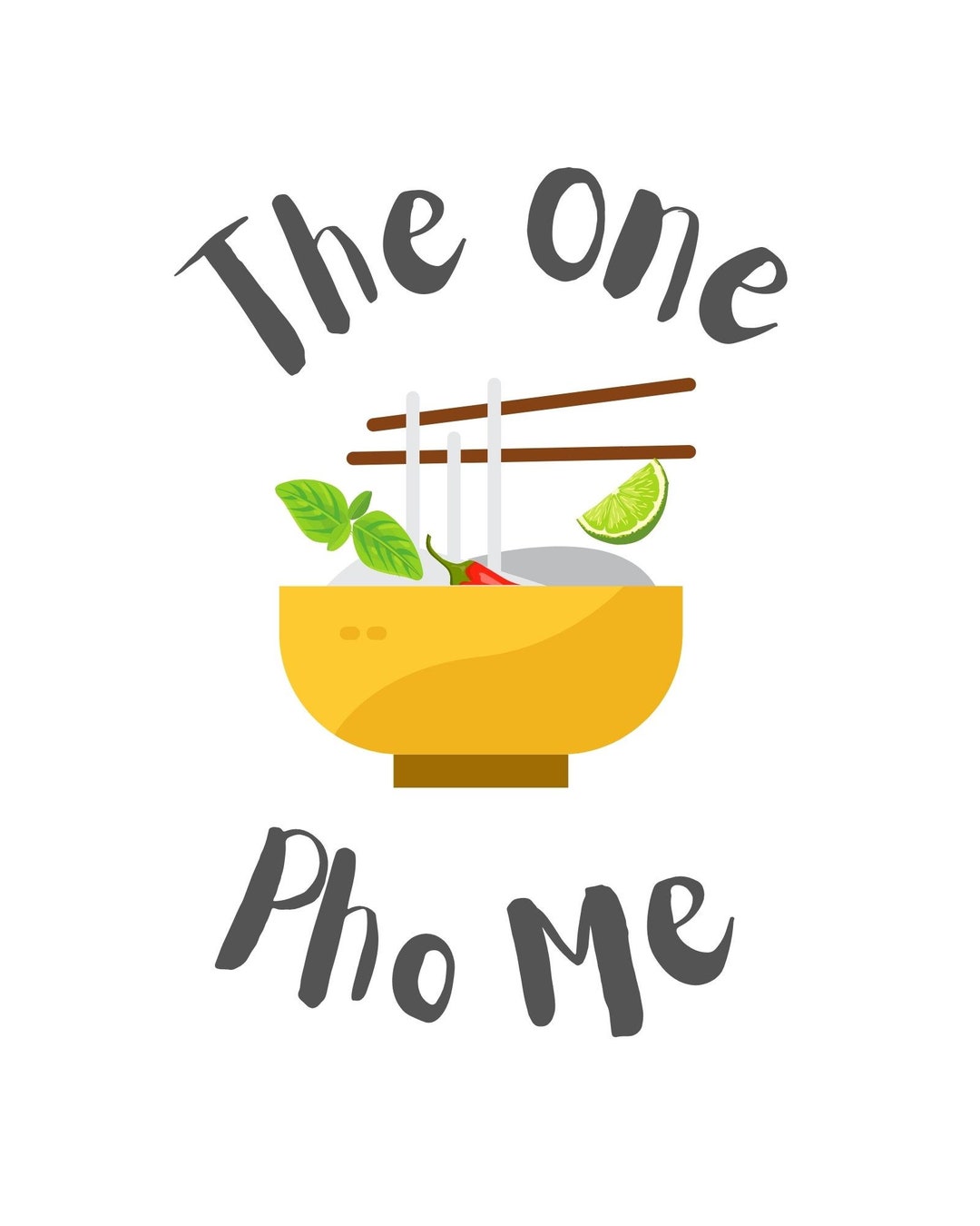 Pho, Digital Art, Digital Print, Digital Painting, Funny Quote, Wall ...