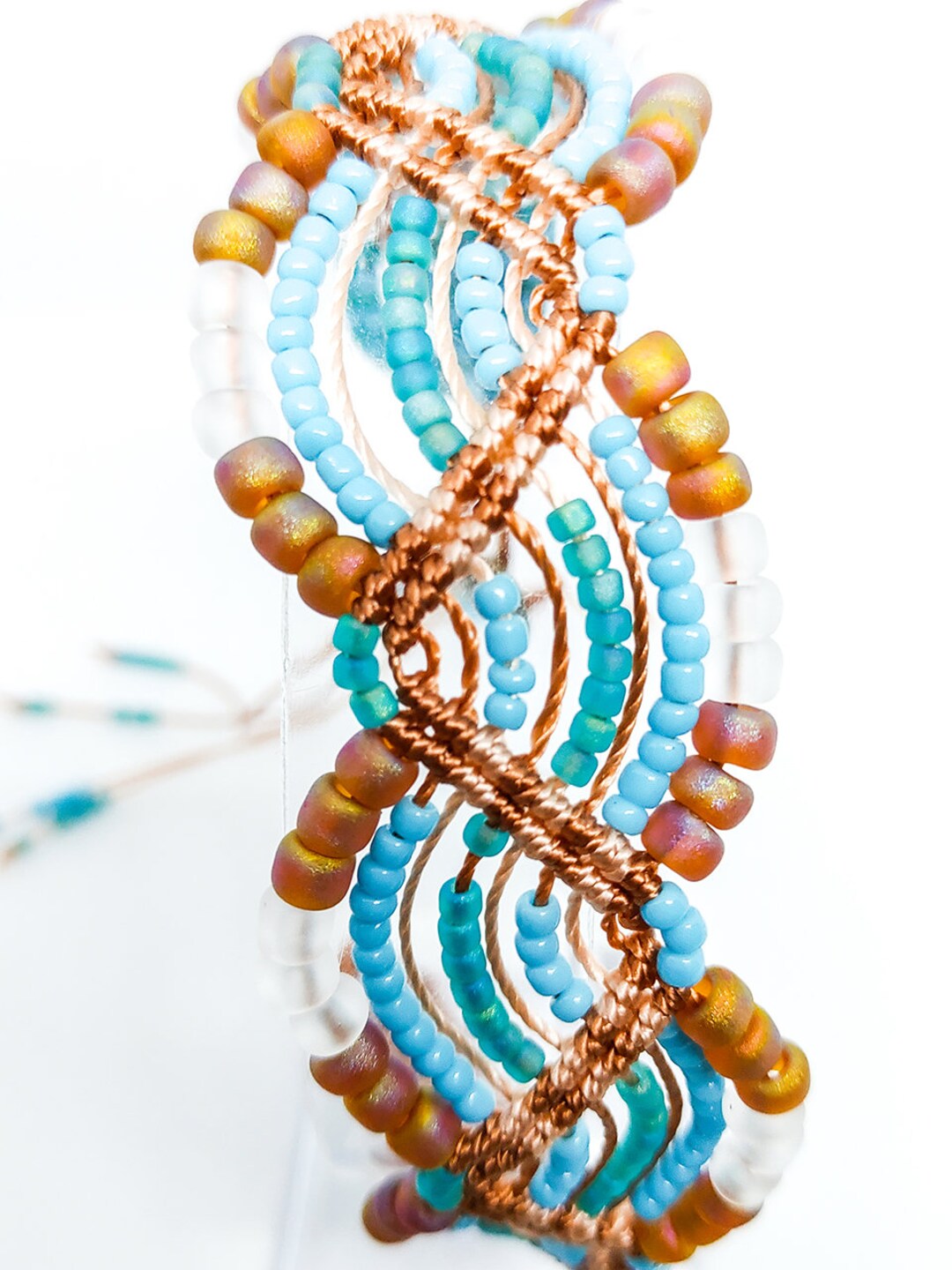 Colorful Macrame Bracelet - Handmade Boho Macrame Bracelet With ...