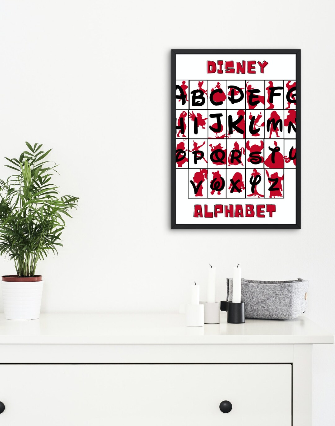 High Contrast Alphabet Digital Print - Etsy