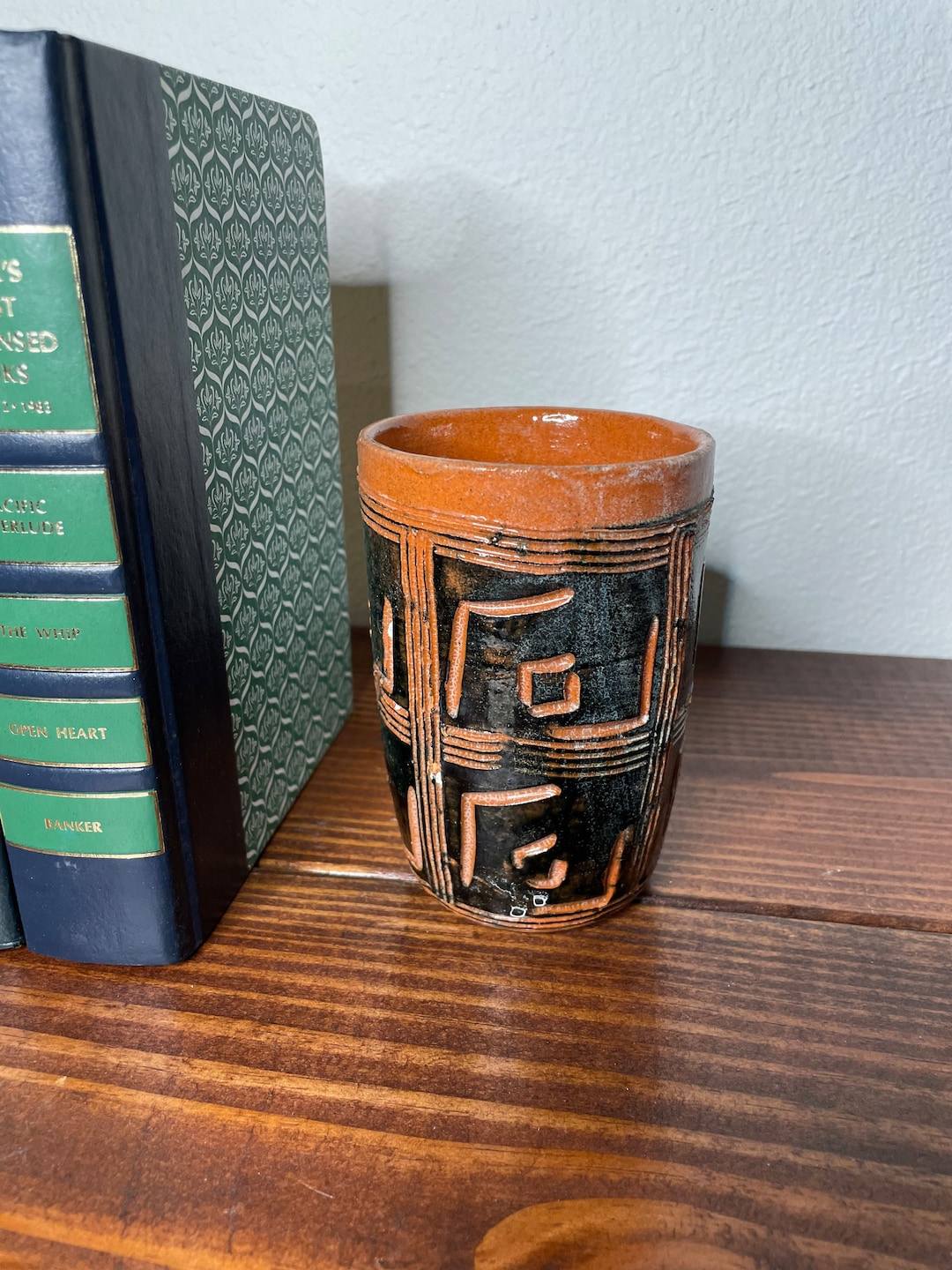Unusual Hal Lasky (1921- 2010) Mid Century Modern Sgraffito ...