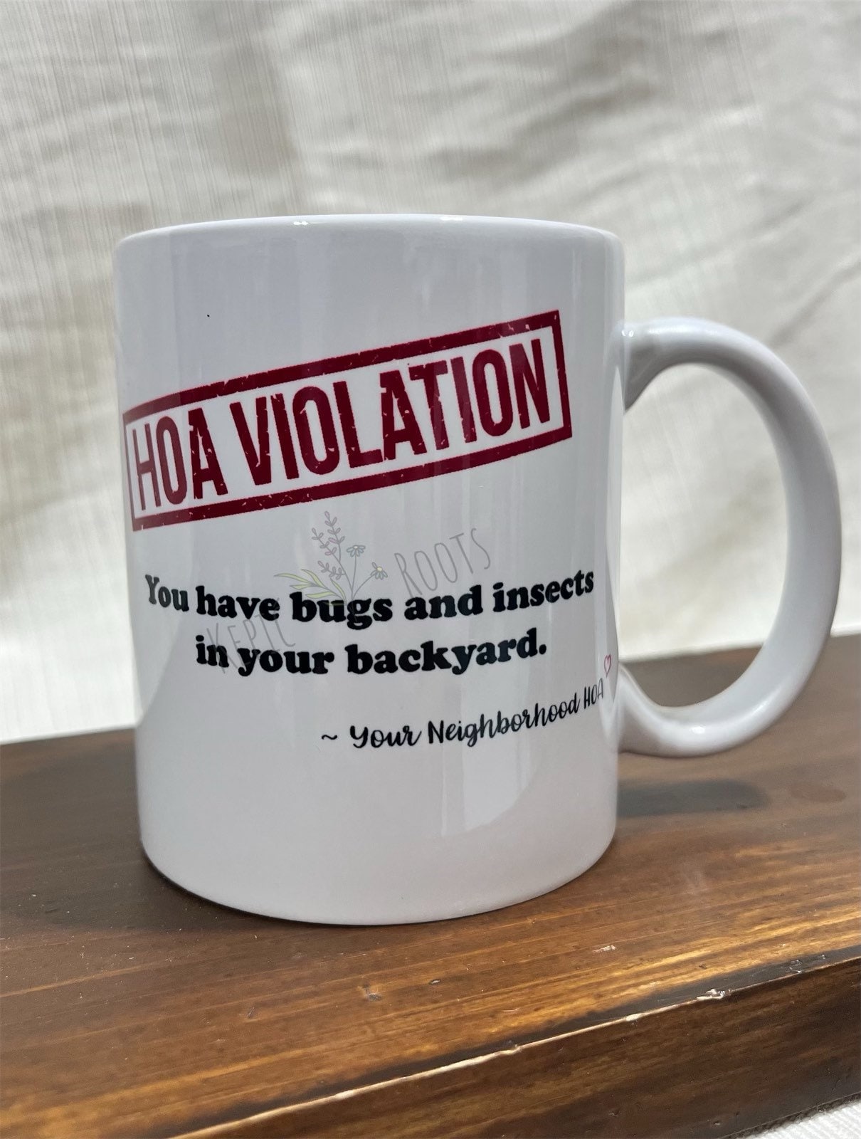 HOA VIOLATION Mugshomeownersnarkyfunny Mugs - Etsy