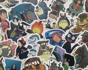 Studio Ghibli Sticker Pack Cute Sparkle Holographic Sticker Best Friend ...