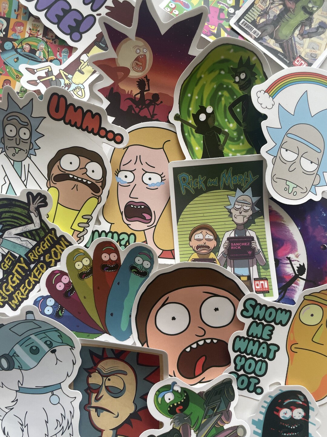 Rick and Morty Stickers - Etsy
