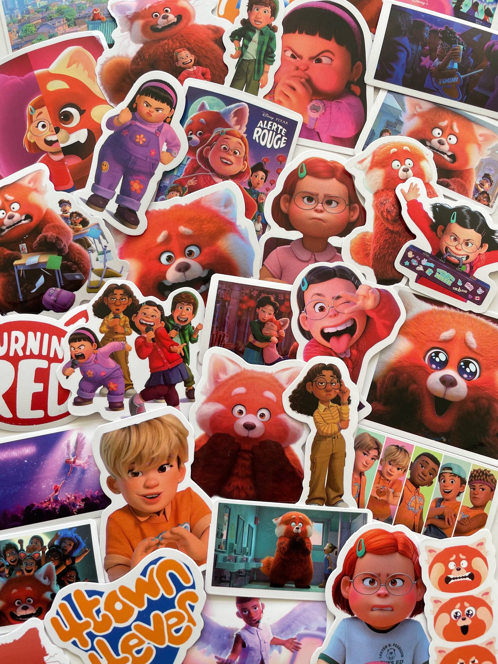 Turning Red Stickers - Etsy