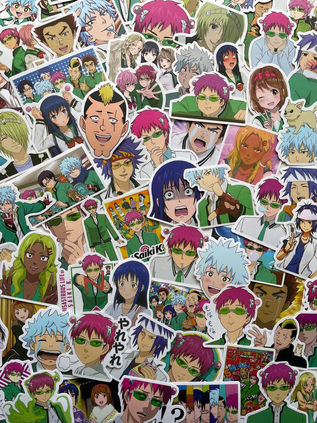 The Disastrous Life of Saiki K Anime Stickers - Etsy Canada