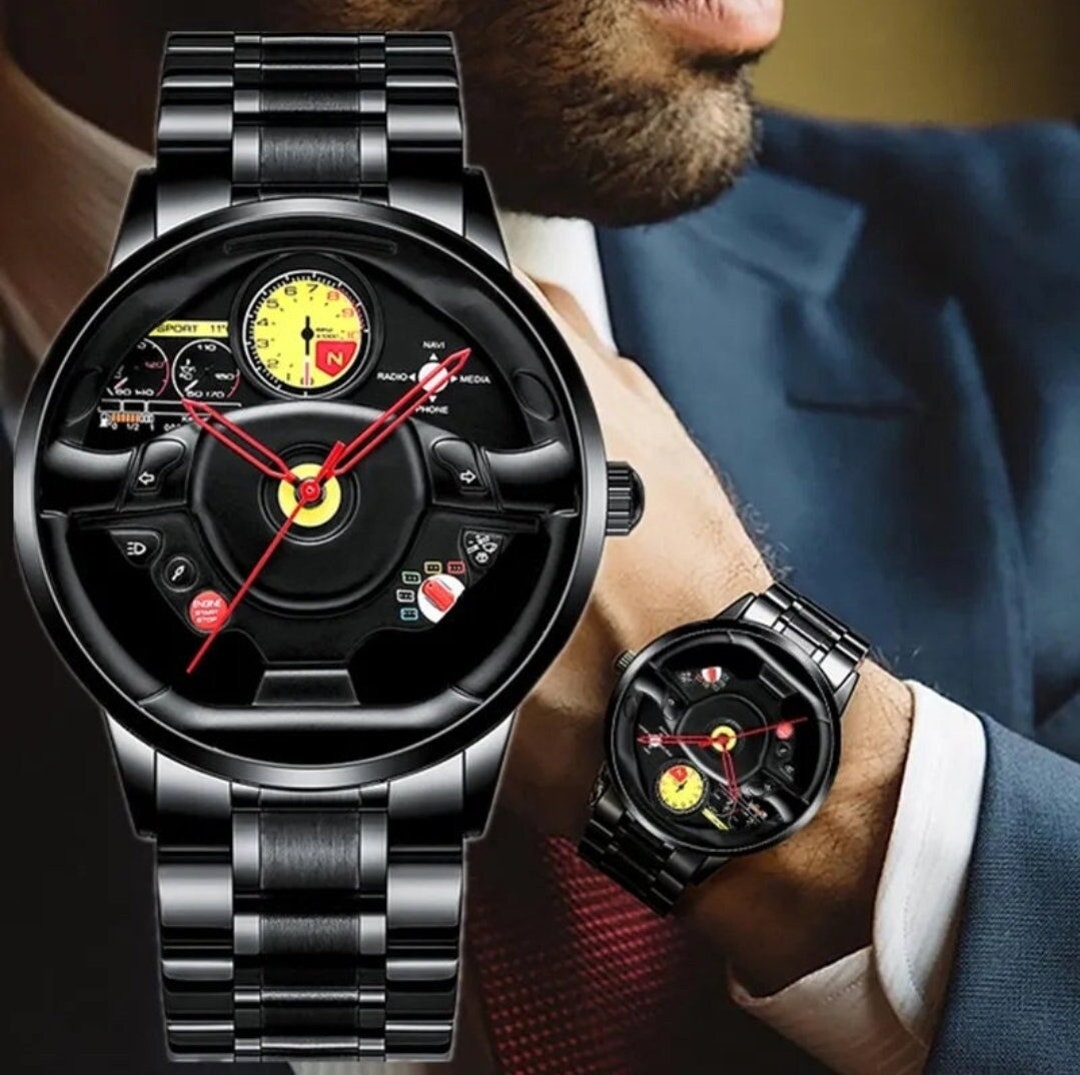 Vintage Custom Car Wheel Watch - Etsy