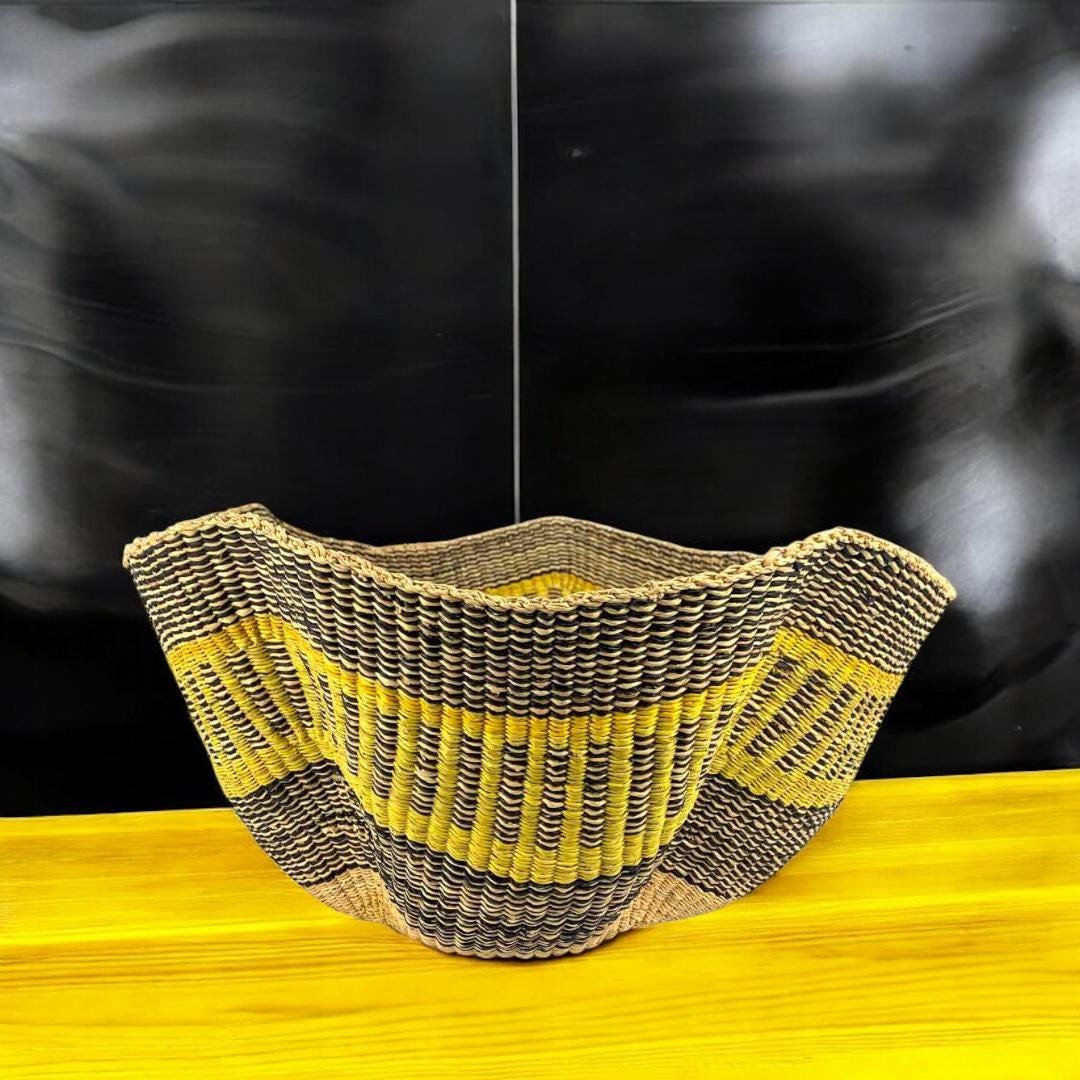 Jilly Wave Basket, Wave Bolga Basket, Housewarming Gift Baskets, Unique ...