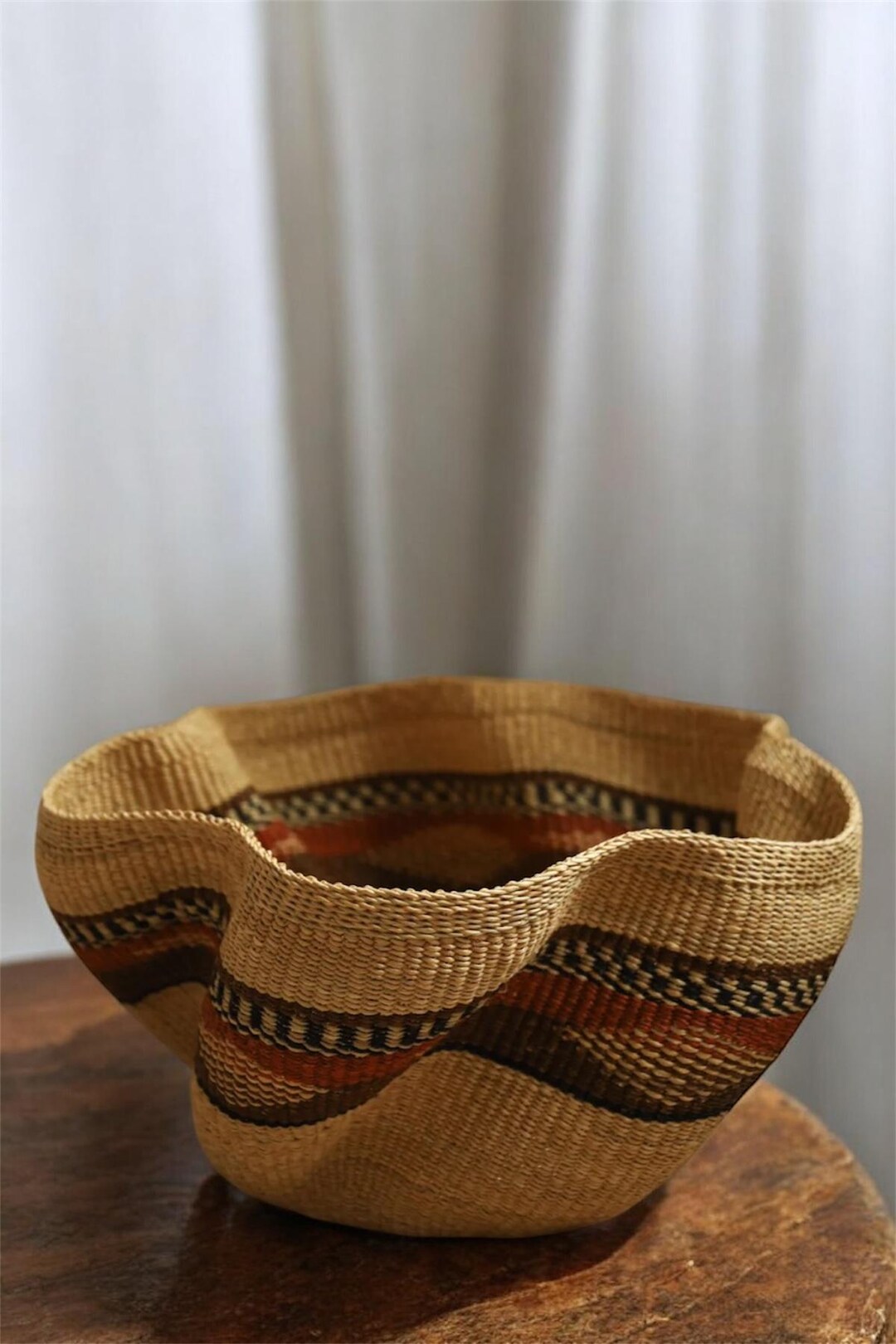 Barry Wave Basket| Housewarming Gifts| Bolga Basket| Gift for Him, Gift ...