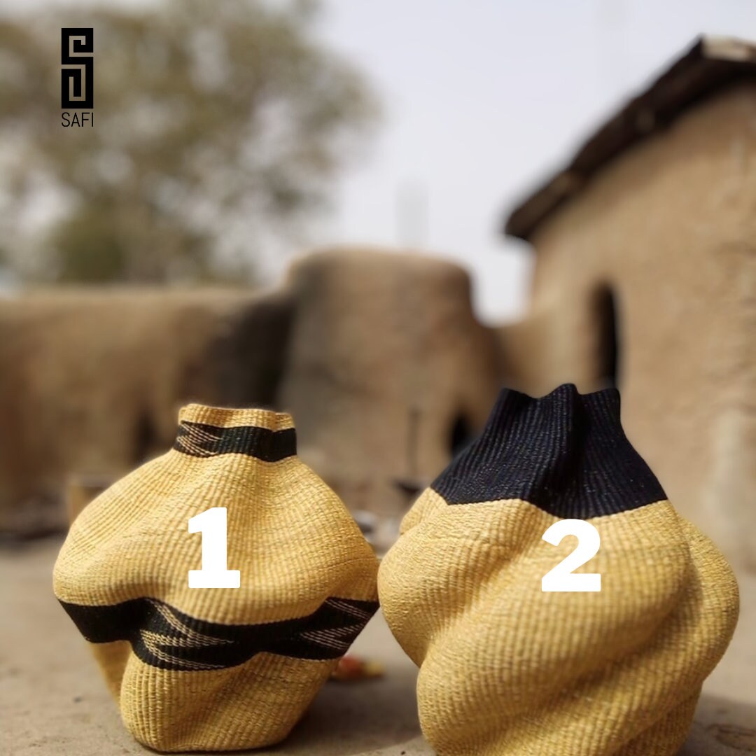 Lontey Tall Bolga Wave Basket| Wave Planter Basket| Decorative Basket ...