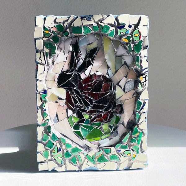 Rabbit Mosaic - Etsy