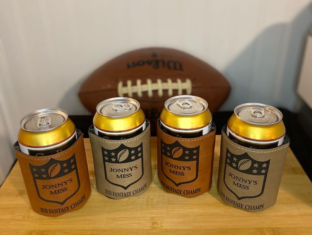Personalized Can Coolers, Personalized Football Can Cooler, Custom Beer ...
