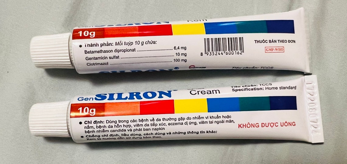 Silkron Cream 10g EXP 2024 Kem 7 Mau Tri Benh Da HSD 2024 - Etsy