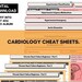 Cardiology Cheat Sheet | 4x6 Digital Prints/booklet Inserts for ...