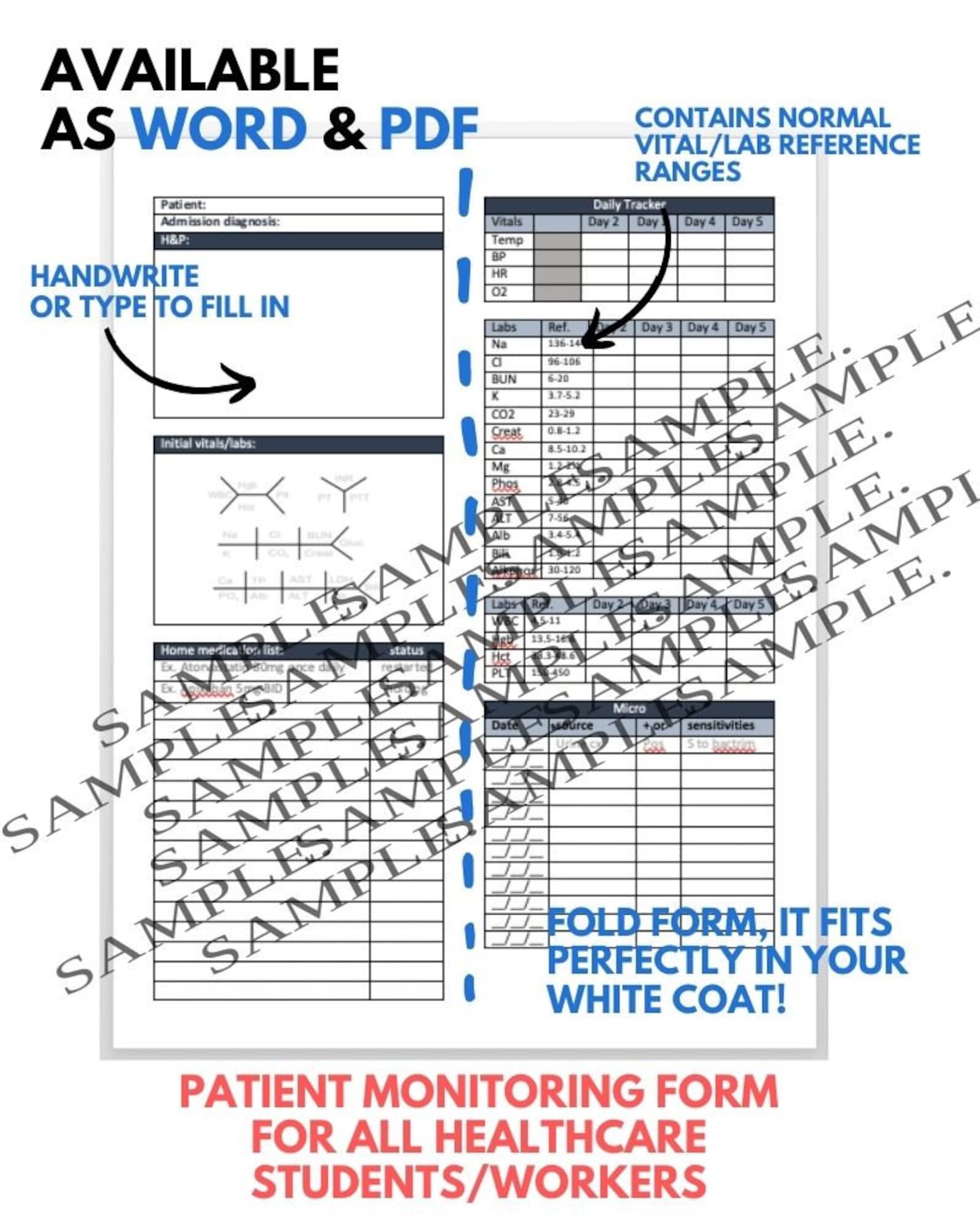 HOSPITAL ROTATION BUNDLE | Cheat Sheet | 4x6 Digital Prints/booklet ...