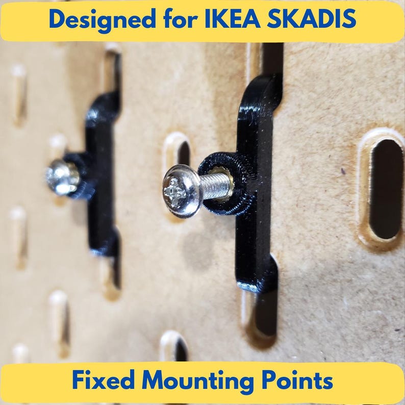 IKEA SKADIS Pegboard Connector 10 Pack - Etsy