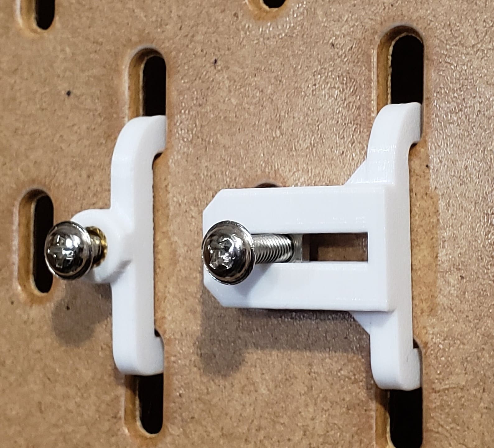 IKEA SKADIS - Pegboard Connector and Pegboard Slider - Combination 4 ...