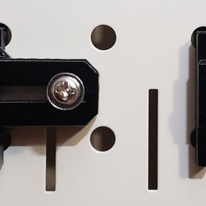 1/4 Inch Metal Pegboard Slider Connector - 4 Pack - Etsy