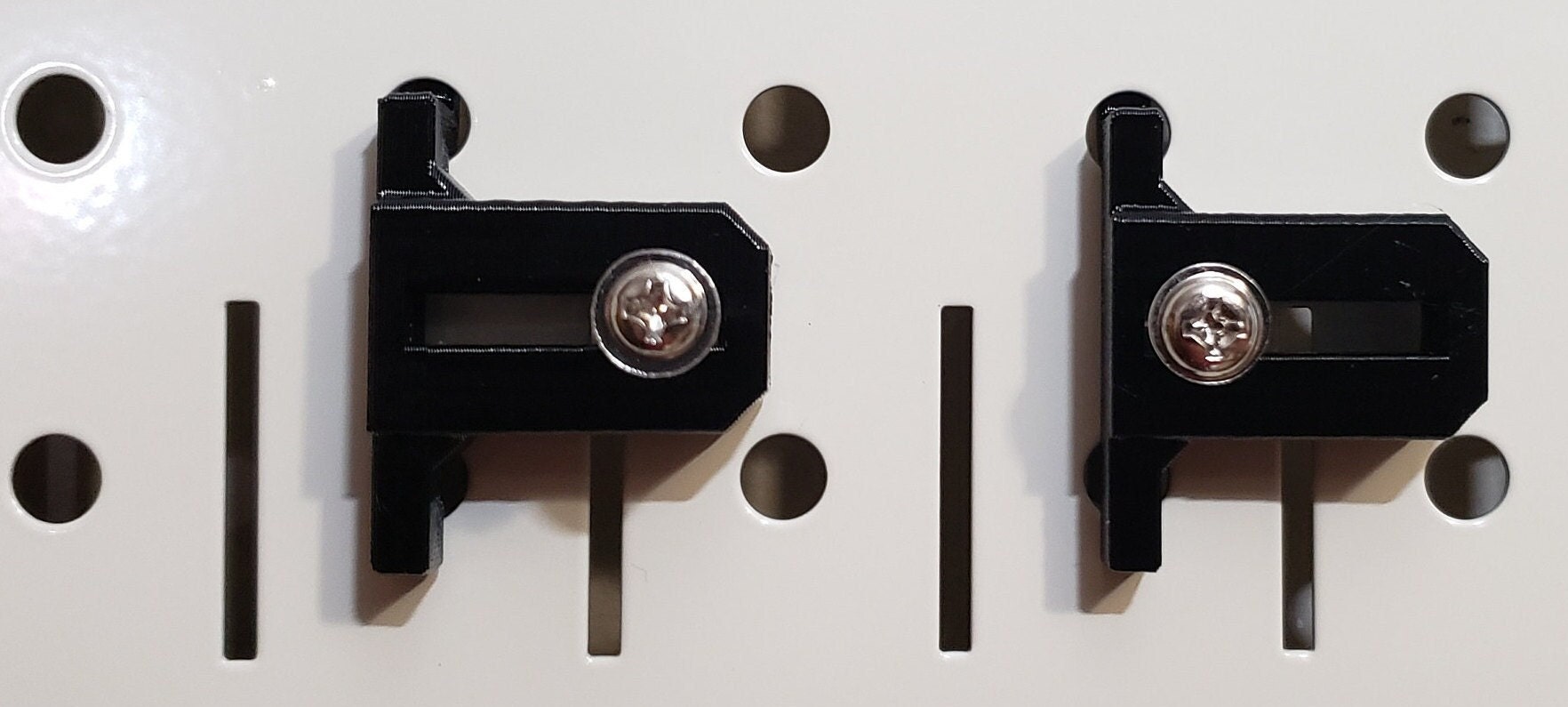 1/4 Inch Metal Pegboard Slider Connector 4 Pack - Etsy