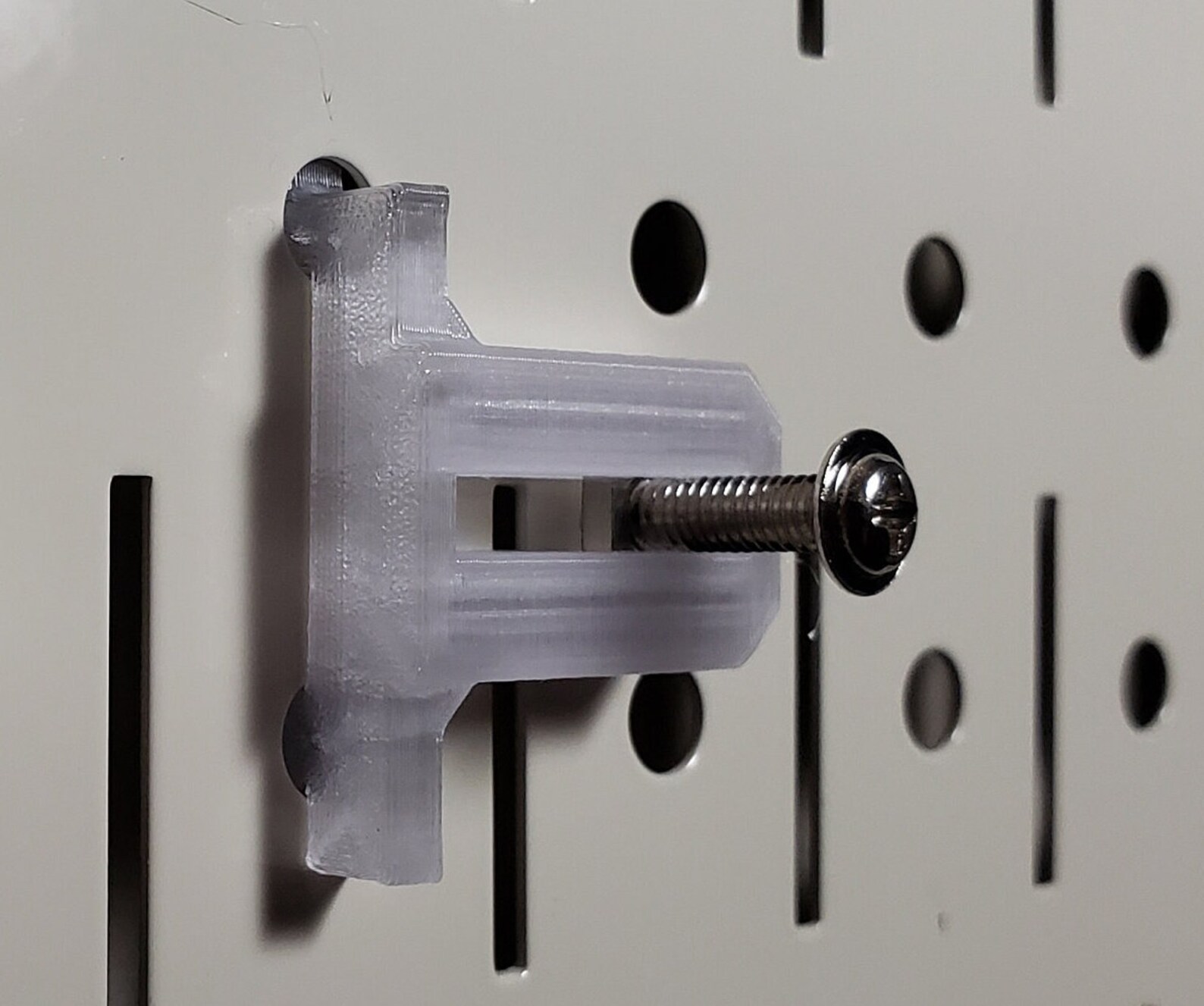 1/4 Inch Metal Pegboard Slider Connector - 4 Pack - Etsy