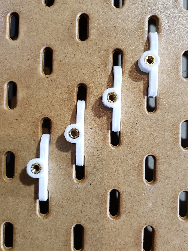 IKEA SKADIS - Pegboard Connector - 4 Pack - Etsy