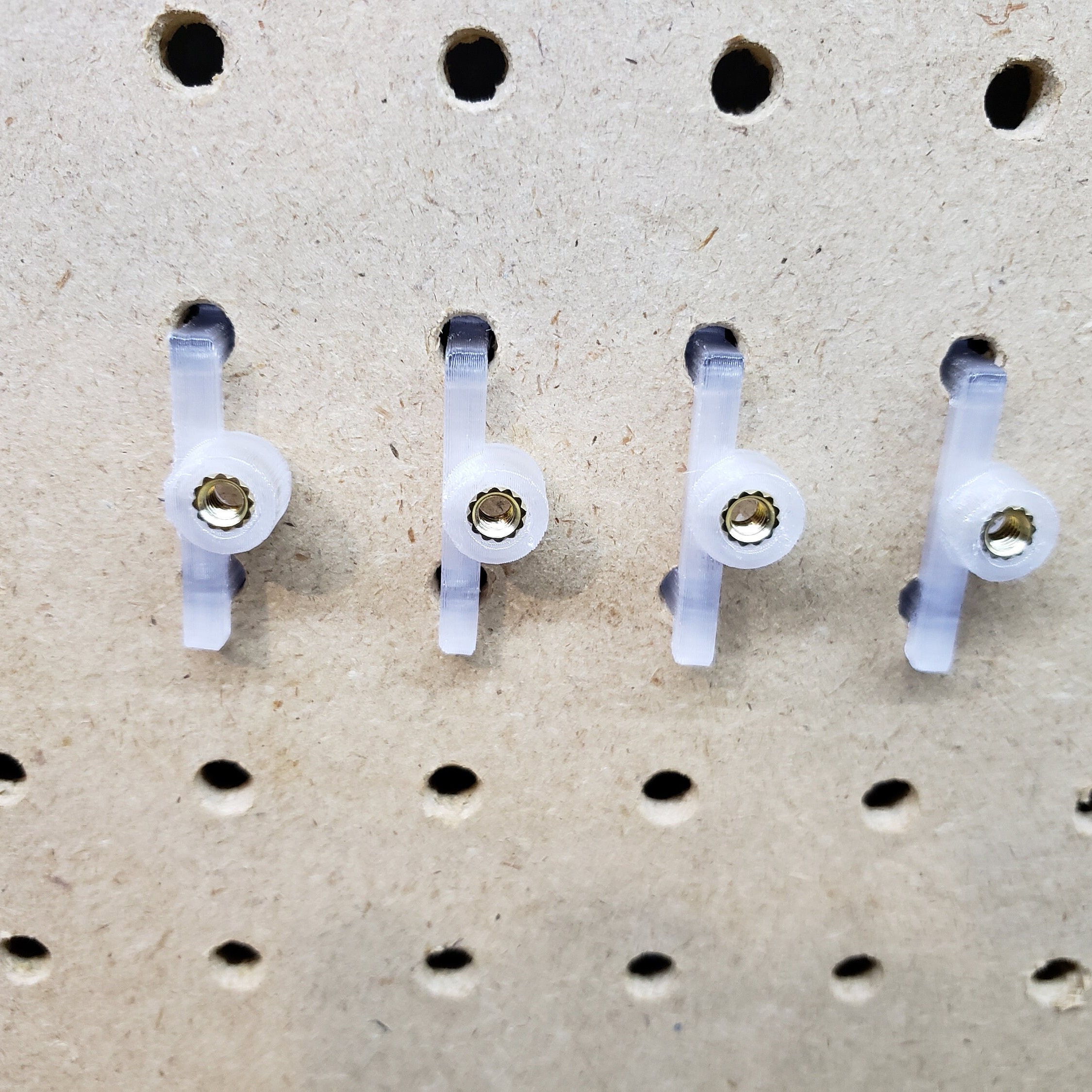1/4 Inch Pegboard Connector - 4 Pack - Etsy