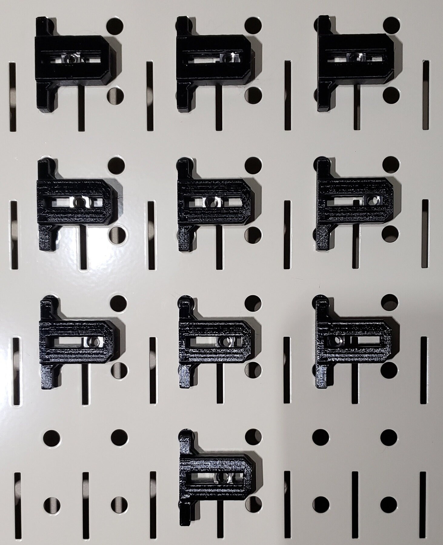 1/4 Inch Metal Pegboard Slider Connector 10 Pack - Etsy