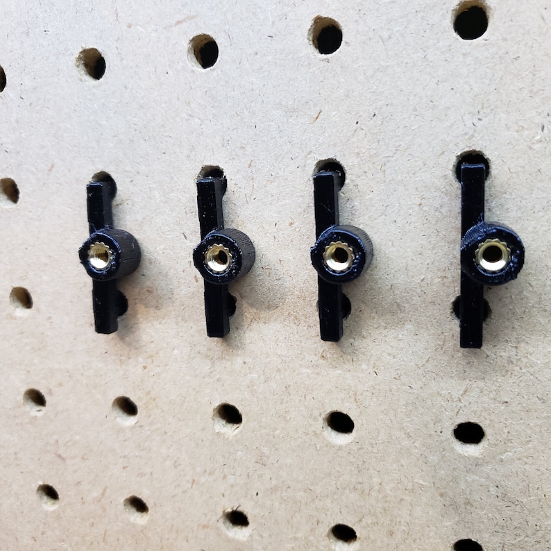 1/4 Inch Pegboard Connector - 4 Pack - Etsy