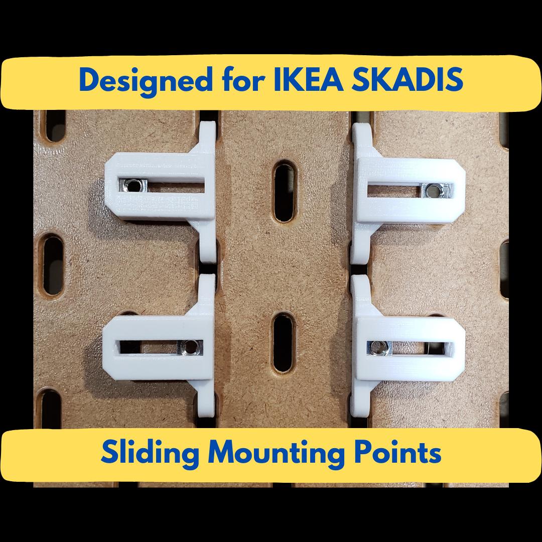 IKEA SKADIS Slider - Wide Slide Combination - 4 Pack - Etsy