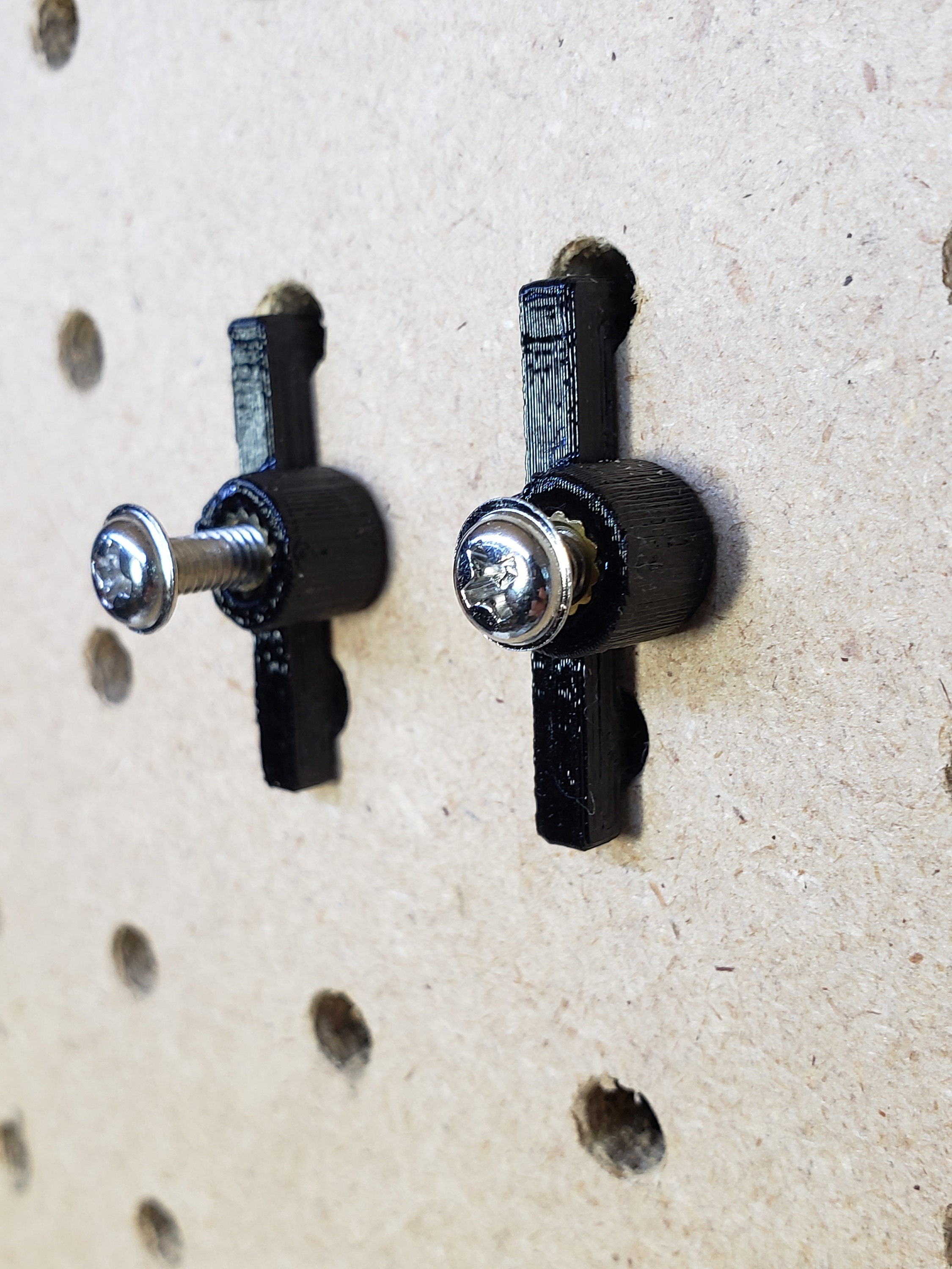 1/4 Inch Pegboard Connector 4 Pack - Etsy