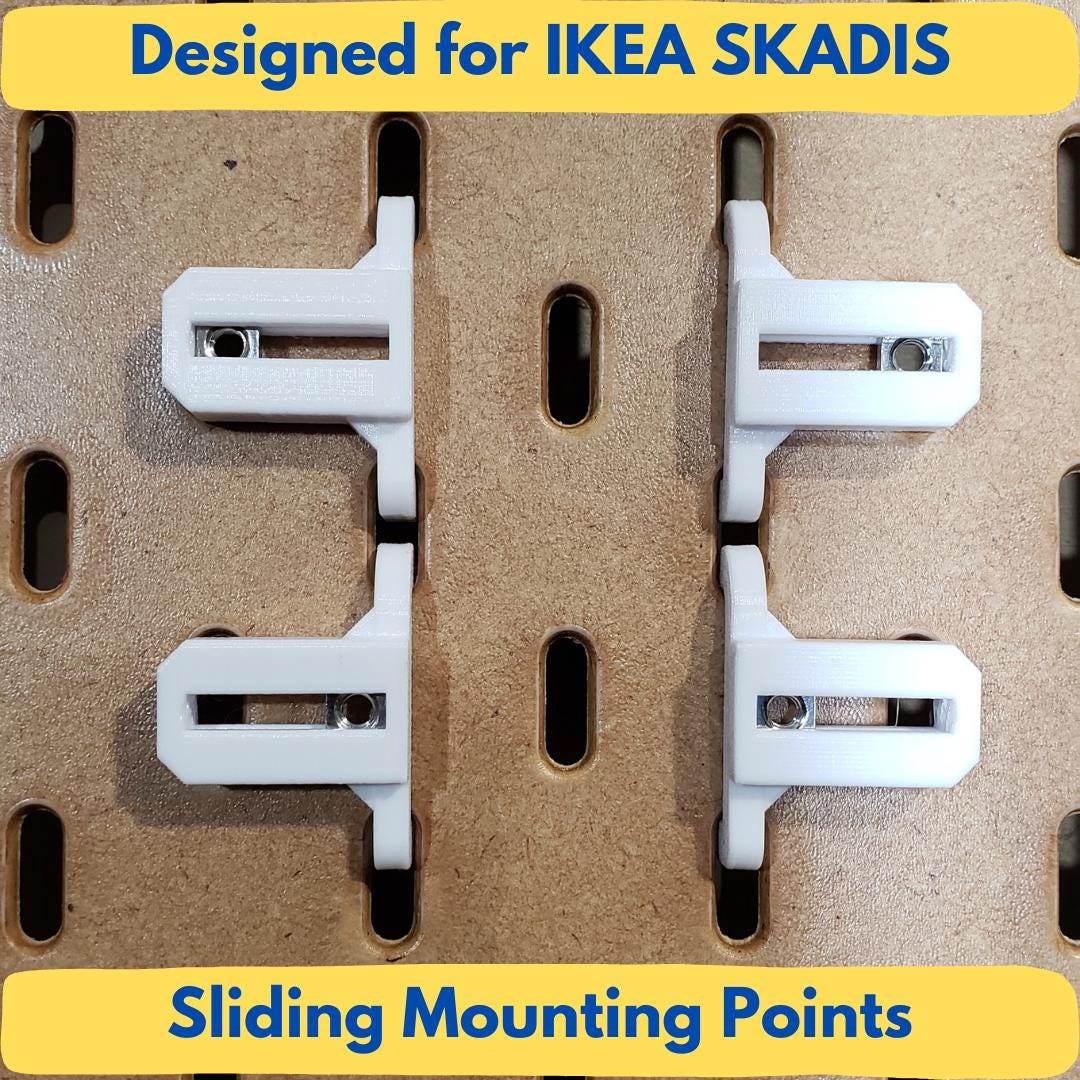 IKEA SKADIS Slider - Wide Slide Combination - 4 Pack - Etsy
