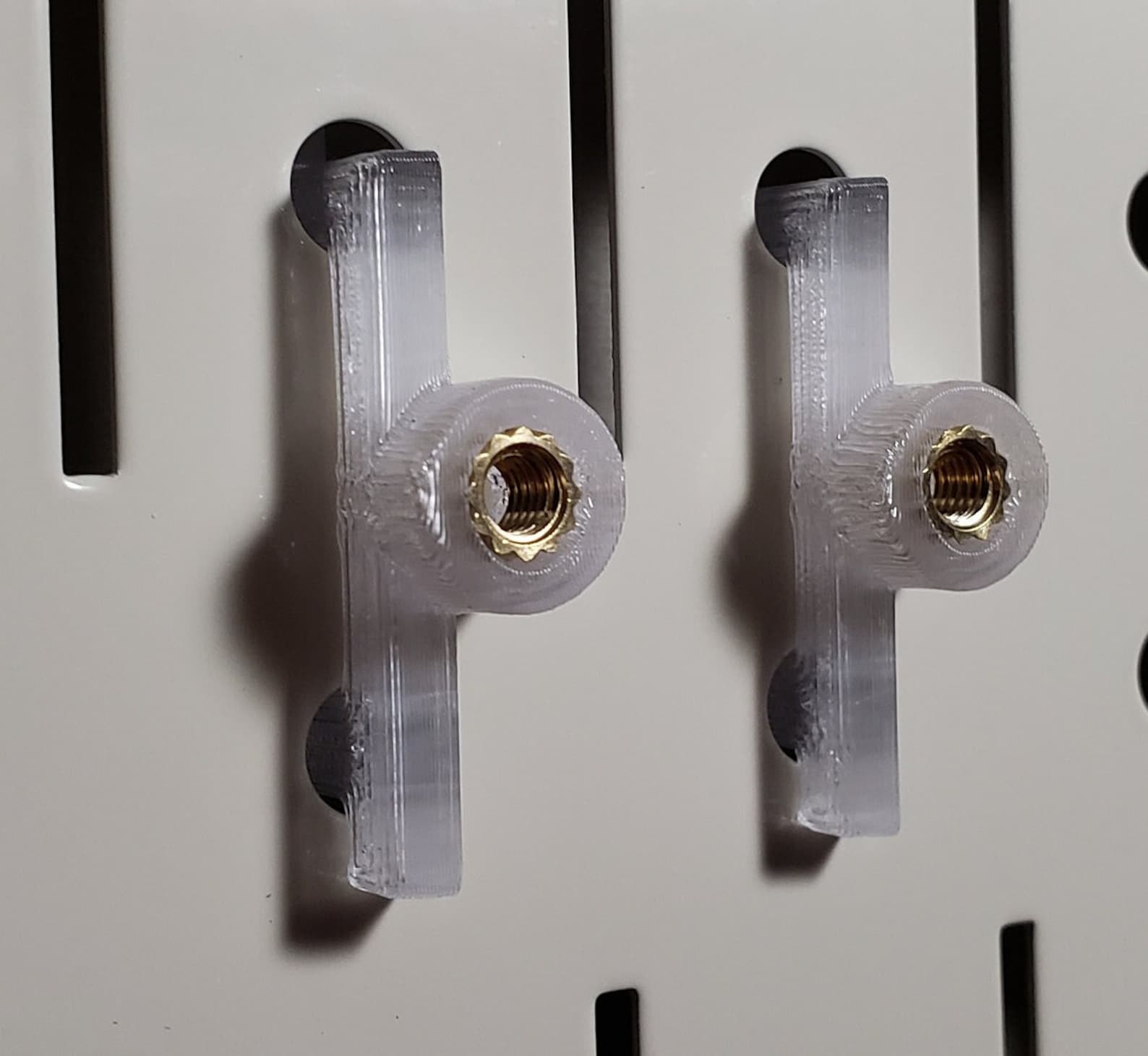 1/4 Inch Metal Pegboard Connector - 10 Pack - Etsy