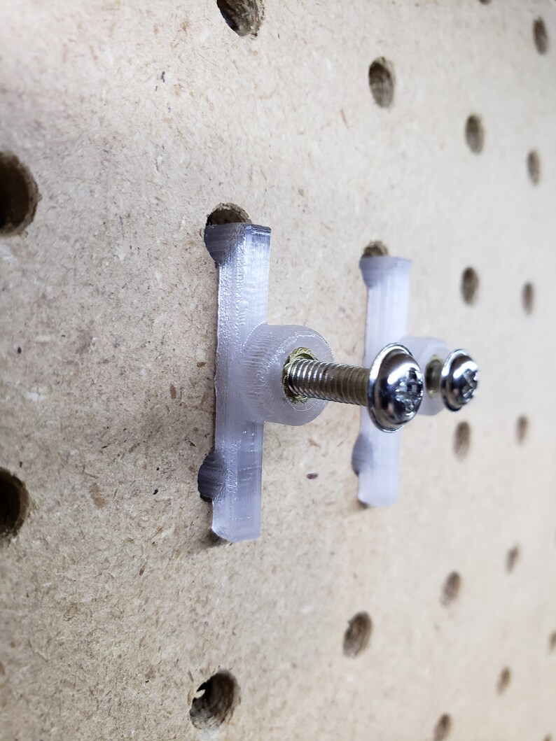 1/4 Inch Pegboard Connector - 10 Pack - Etsy