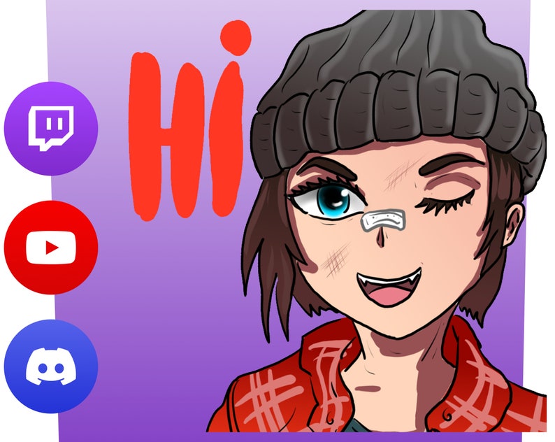 Nea Hi DBD Single Emote / Dead by Daylight / Twitch Emotes / - Etsy