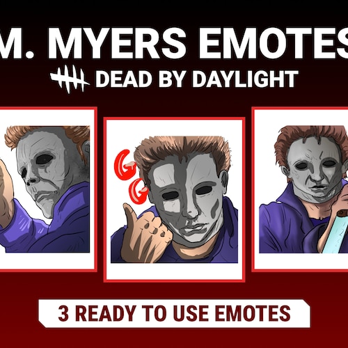 Dead by Daylight Killer Emotes for Twitch and Discord - Etsy