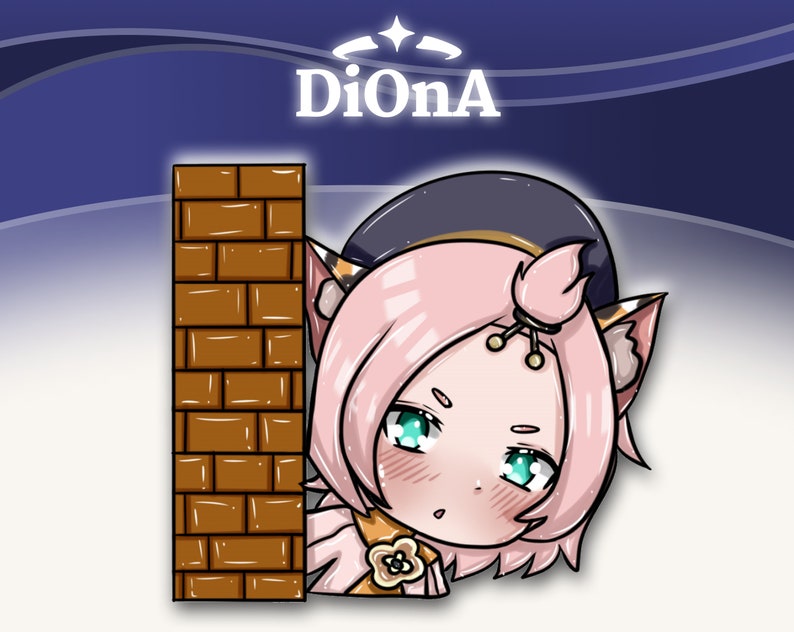 Diona Emote From Genshin Impact for Streamer / Twitch Emotes / - Etsy ...
