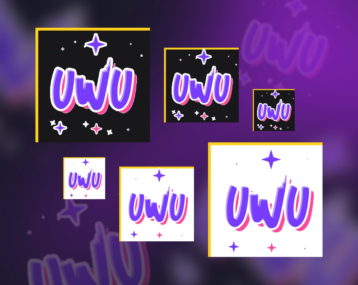 Animated Uwu Emote for Twitch/ Twitch Emotes/ Discord/ Mixer - Etsy