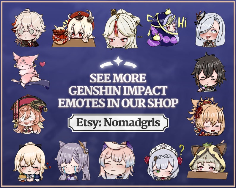 Diona Emote From Genshin Impact for Streamer / Twitch Emotes / - Etsy ...