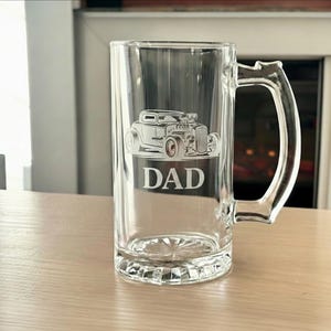 Custom Beer Glass - Personalized Photo, Logo or Text Engraved Mug - Etsy