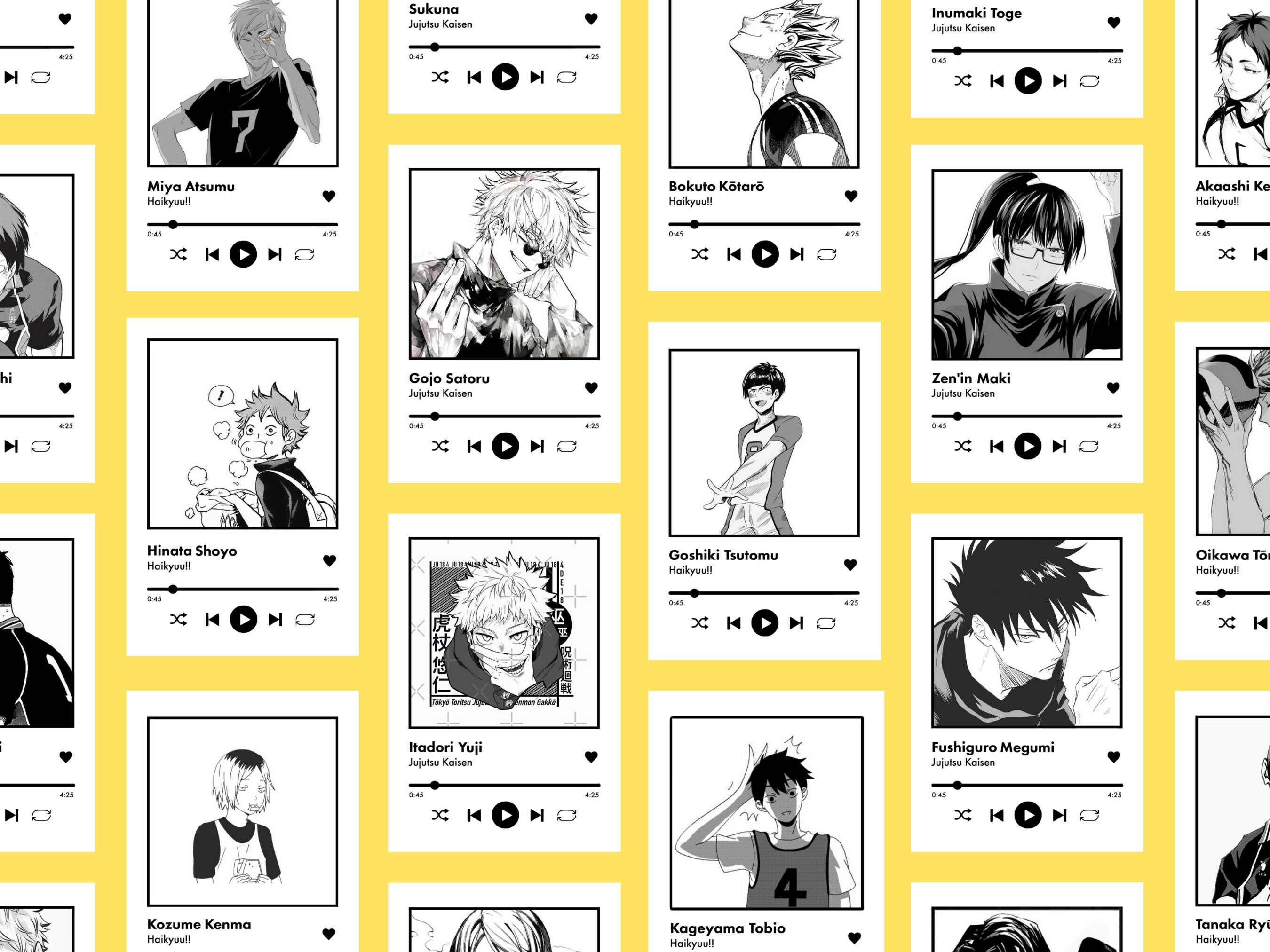 Spotify Anime Music Player Prints 2.75 in X 4 in Wall - Etsy