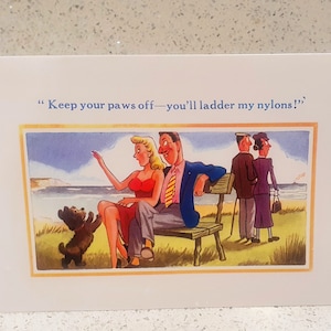 Vintage Saucy Seaside Humour, Cheeky, Rude English Seaside Greetings ...