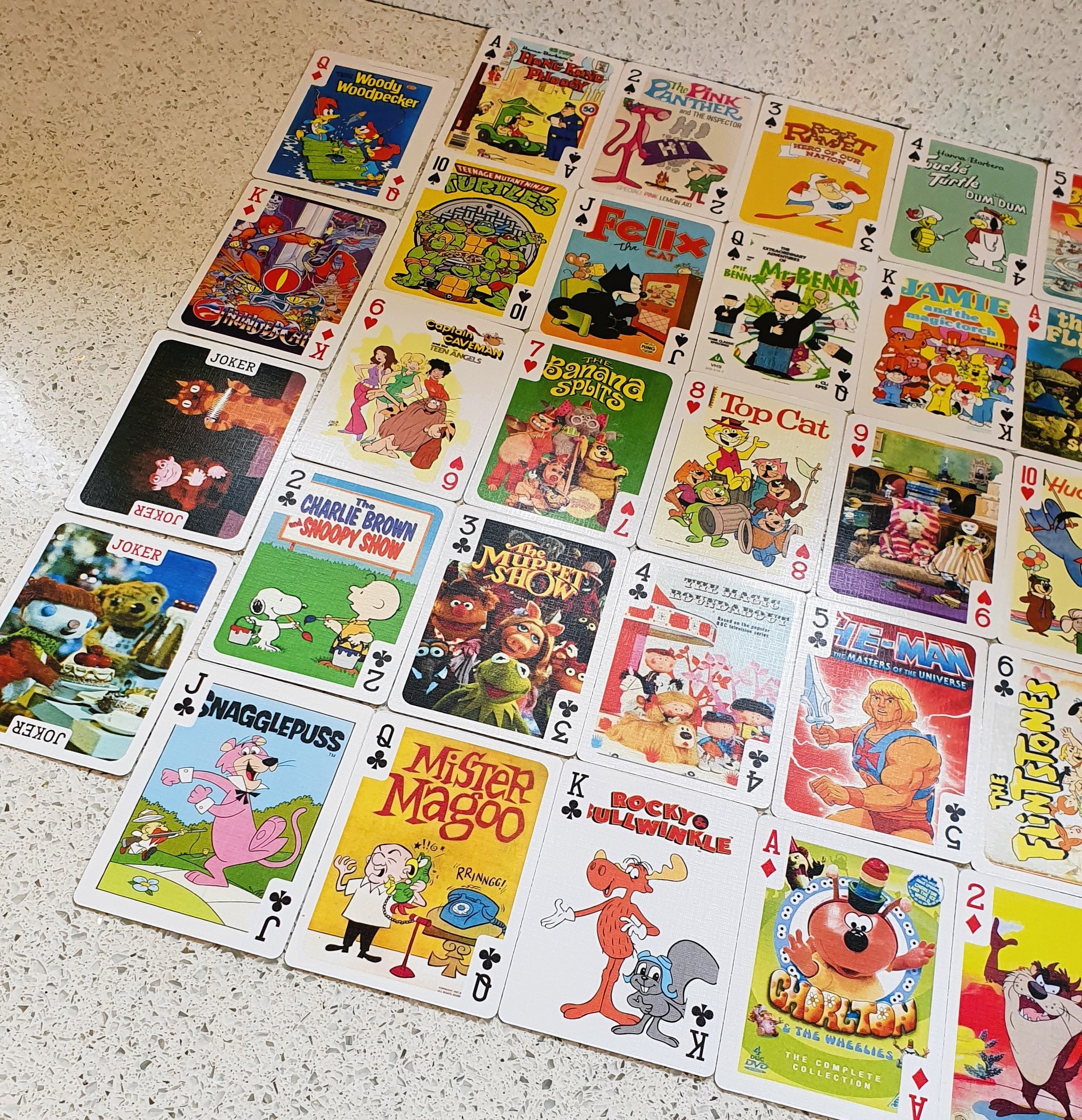 Vintage Cartoon Character Playing Cards Scooby Doo Chorlton - Etsy