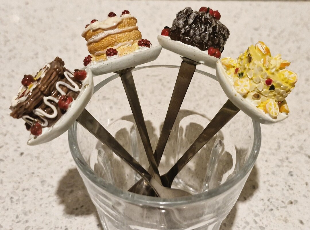 Vintage Boston Warehouse Cake Topped Spoons: Quirky Afternoon Tea ...