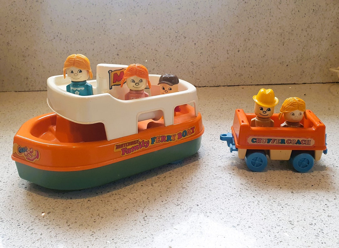 Vintage Matchbox Family Ferry Boat Toy With Figures - Etsy