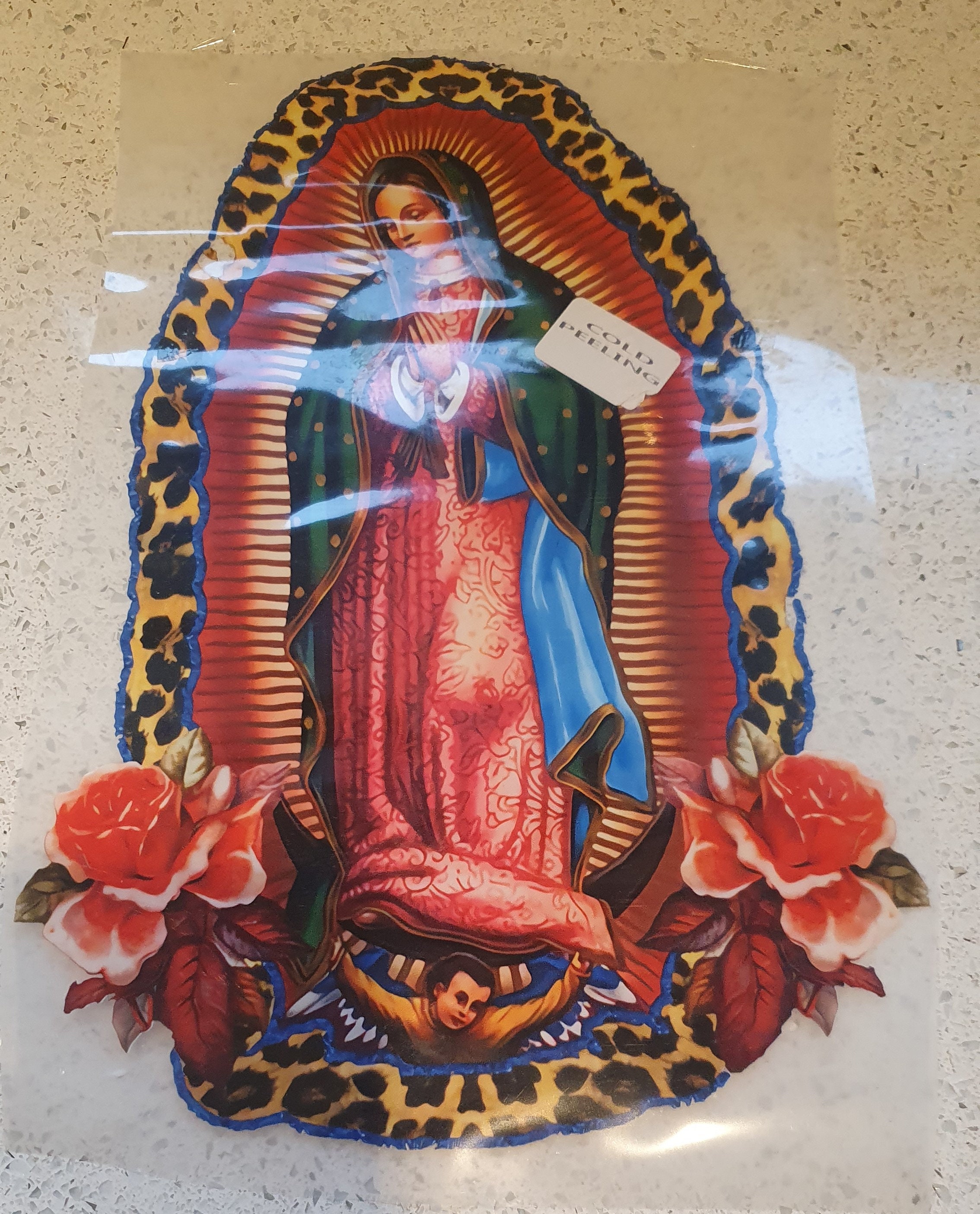 Our Lady of Guadalupe Virgin Mary Fabric Transfer Iron On - Etsy UK