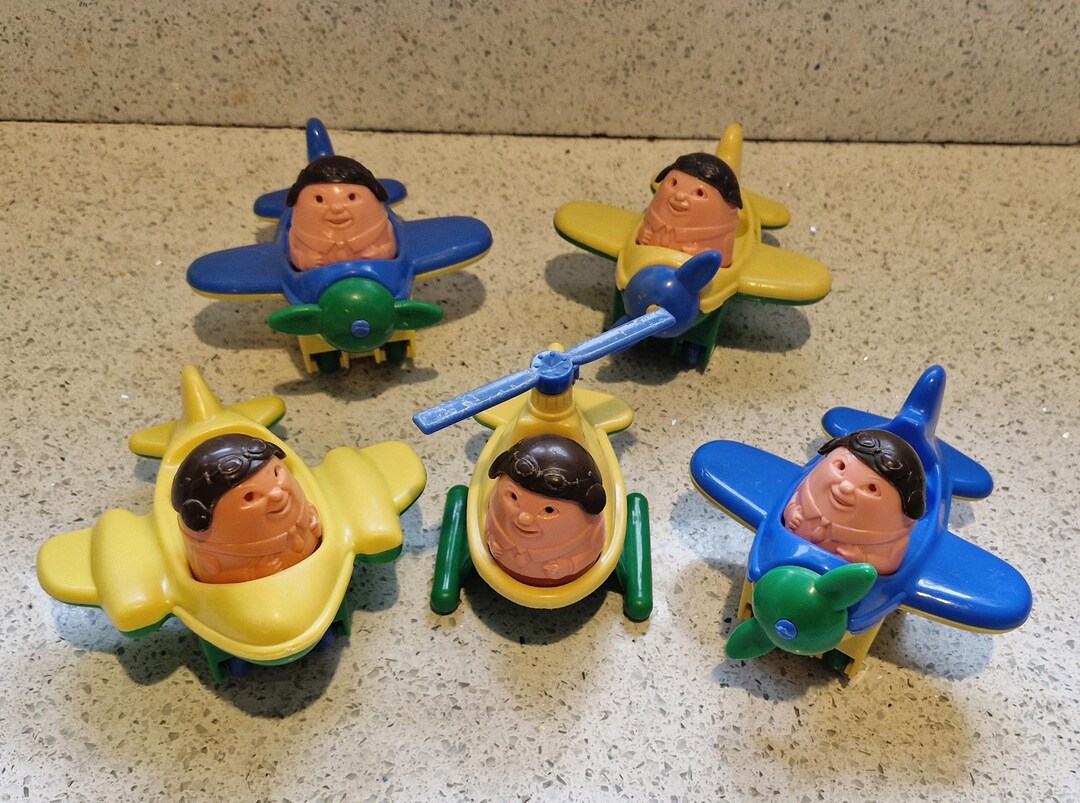 Vintage 70s Airfix Weebles Plane or Helicopter With Weeble Pilot - Etsy