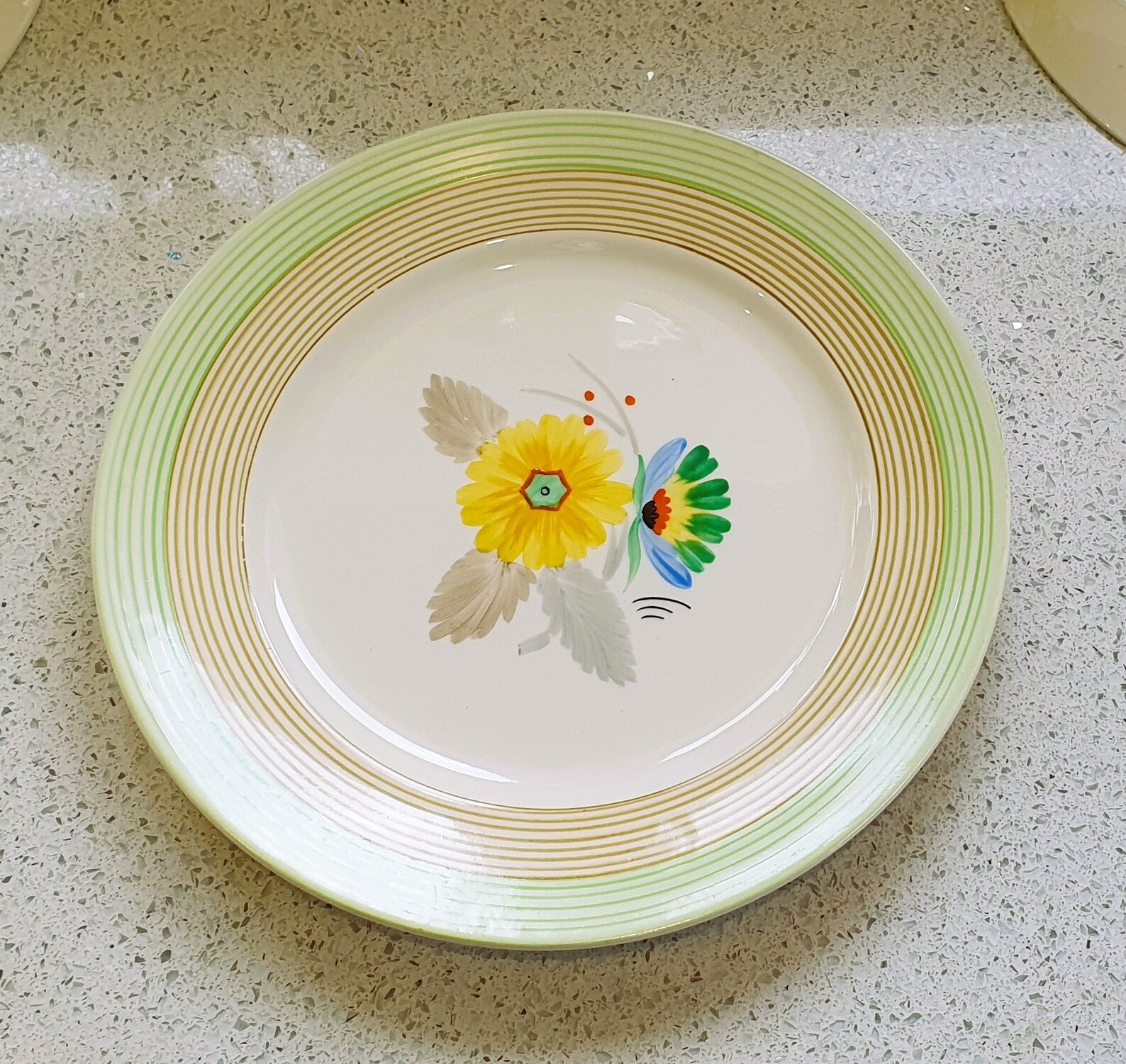 Art Deco, Tams Ware, Dinner Plates, 10 Inch, 1920's, Original, English ...