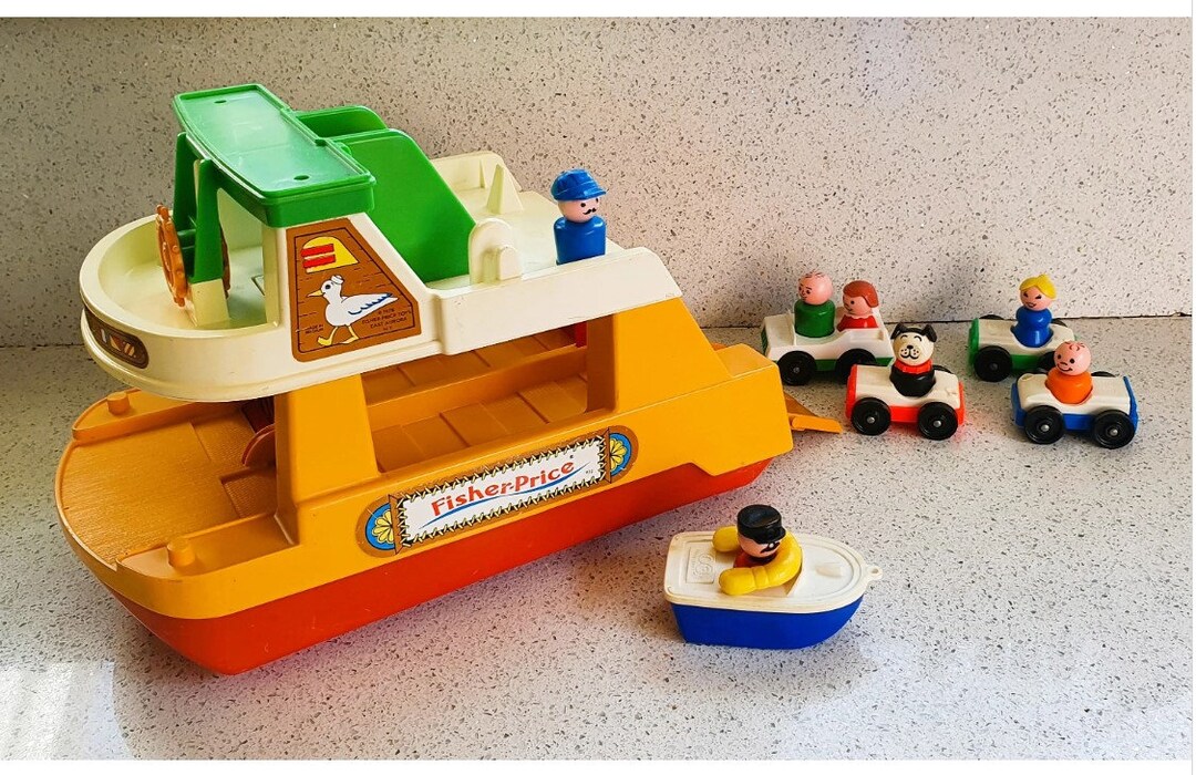 Fisher Price Play Family Ferry Boat, Fisher Price Ferry, Fusher Price ...