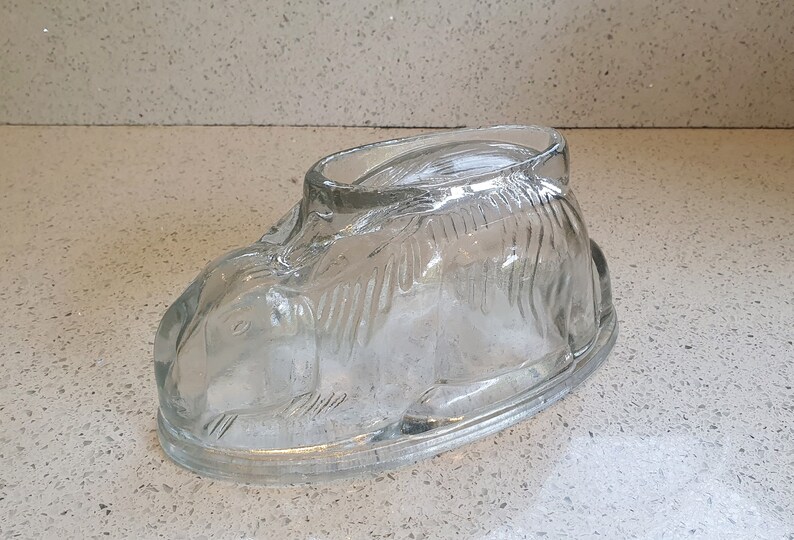 Vintage 50s Glass Rabbit Jelly Mould Bunny Jello Mould Clear - Etsy